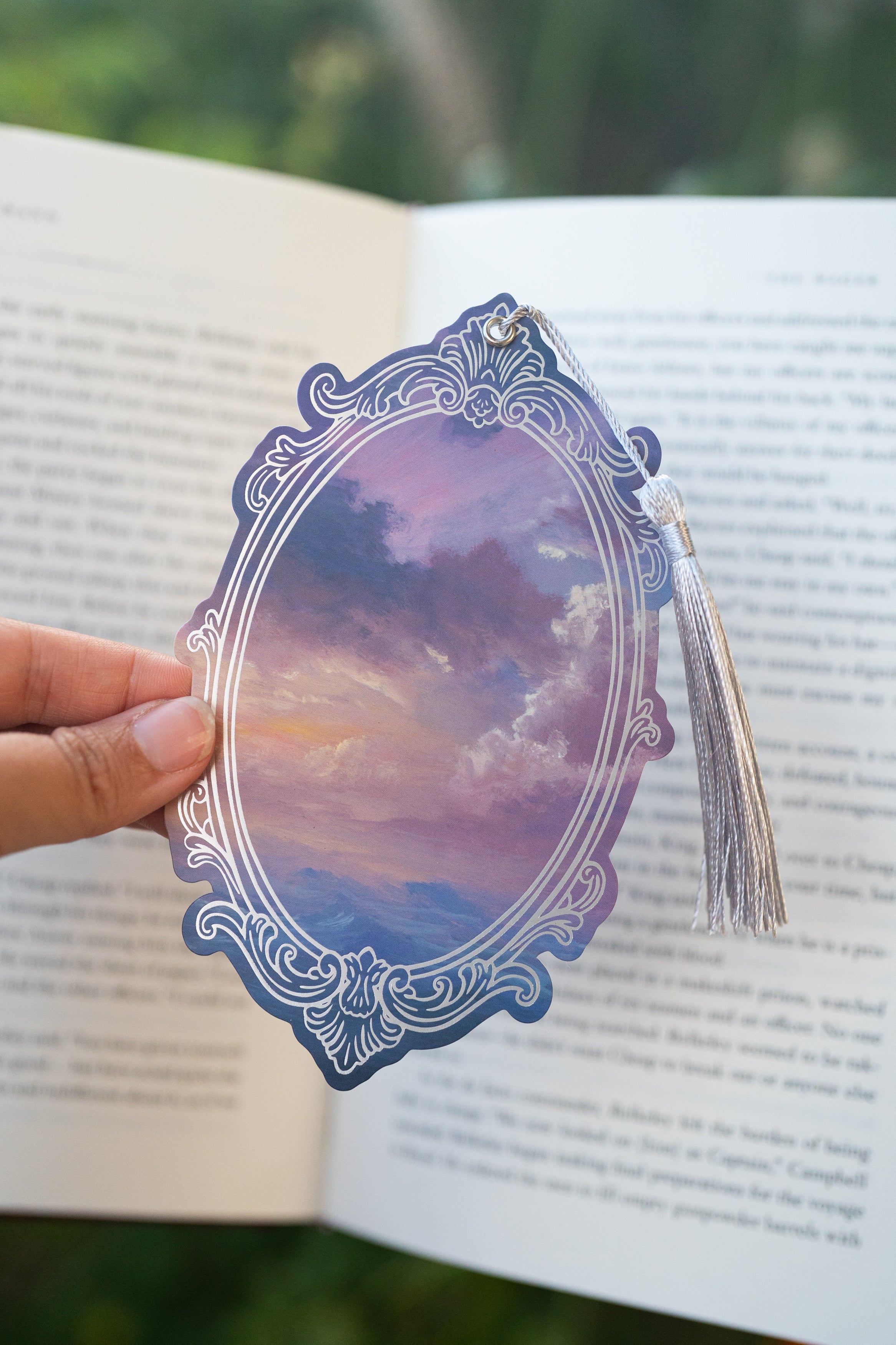 Lavender Sky Foil Bookmark: Portals to Realms Collection – The Bookish ...