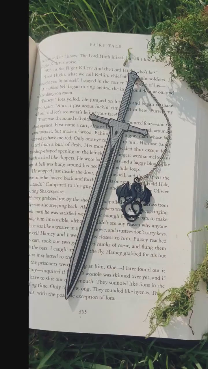 Leatherette Sword Bookmark – The Bookish Atelier